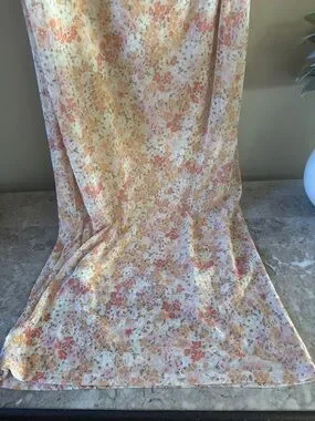 Sage | Dresses | Sage The Label Floral Maxi Dress In Peach Yellow Cream ...